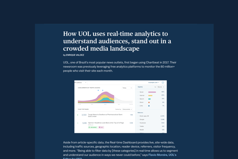 Chartbeat | The real-time analytics alternative to Google Analytics